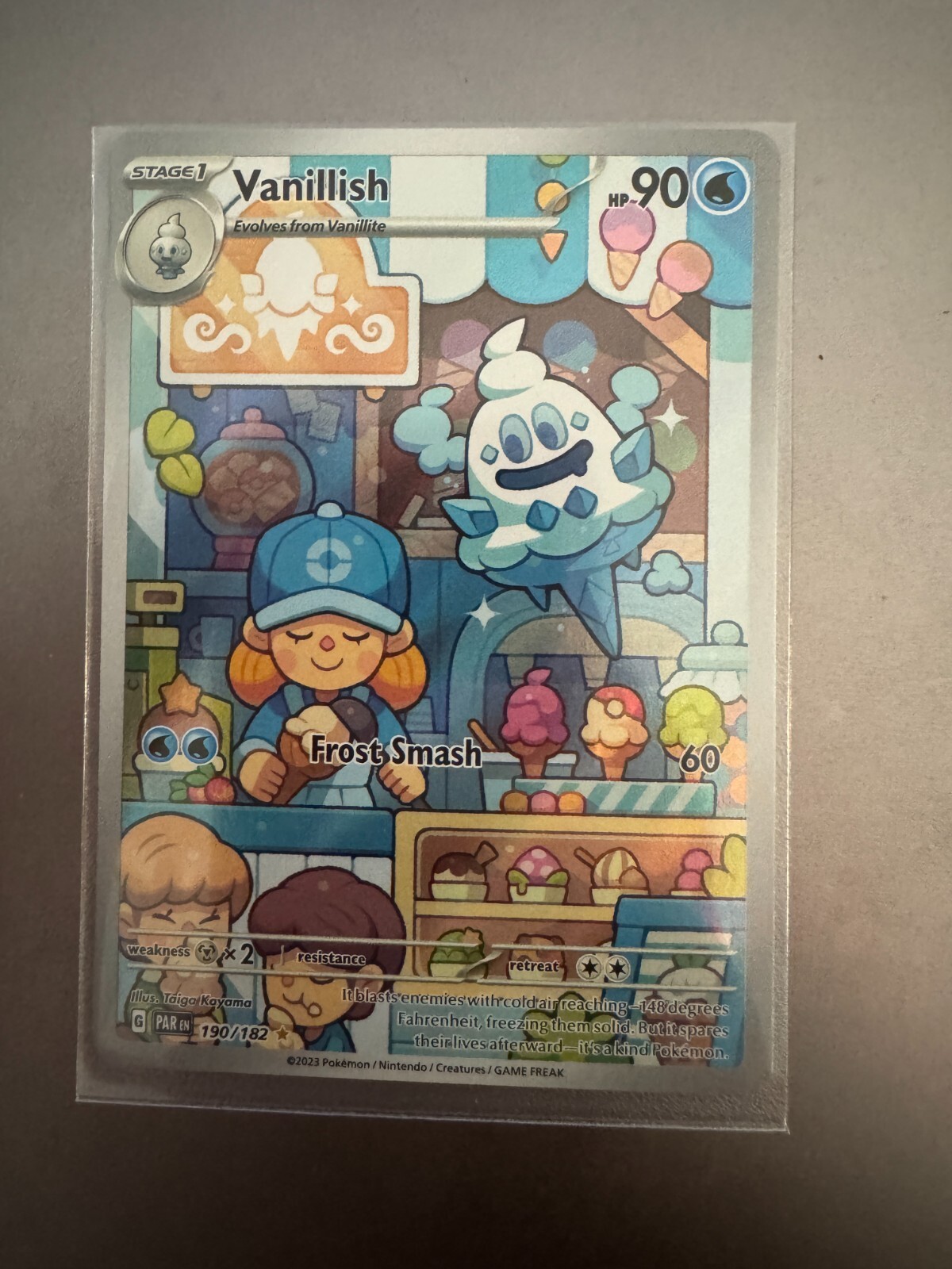 Pokémon TCG Vanillish Paradox Rift 190/182 Holo Illustration Rare | eBay
