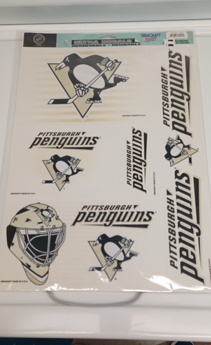 Pittsburgh Penguins Premium 11.5"x17" Logo Ultra Decal Sheet Stickers ...