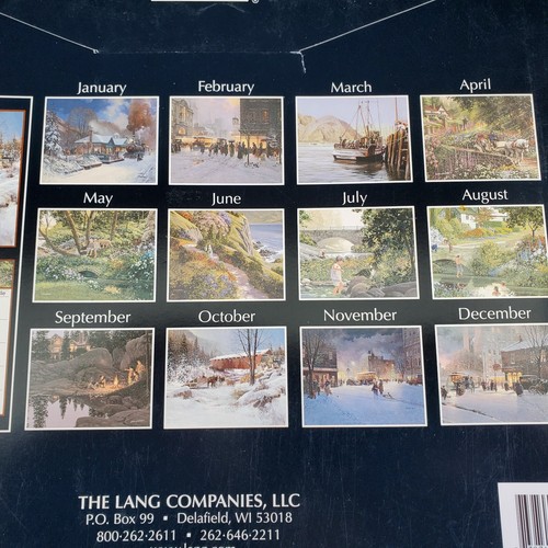 LANG 2009 CALENDAR TREASURED TIMES D. R. Laird ART Frame the Prints ...