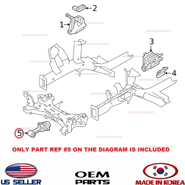 21950F2000 Hyundai Bracket Assyroll Rod 21950F2000 Genuine OEM Part for ...