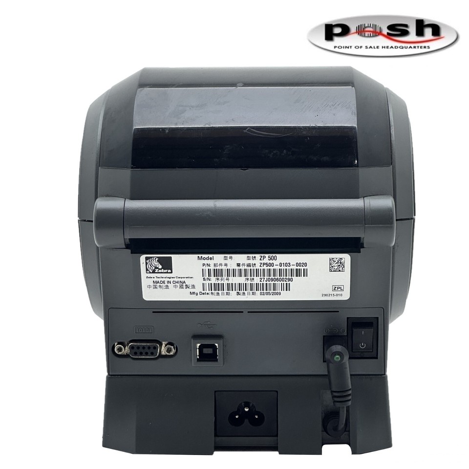 Zebra ZP500 Plus Label Thermal Printer W/ Power supply included | eBay