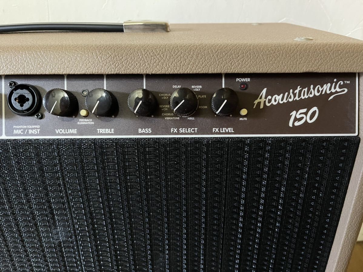 Fender Acoustasonic 150 2-Channel 150-Watt 2x8" Acoustic Guitar Amp ...