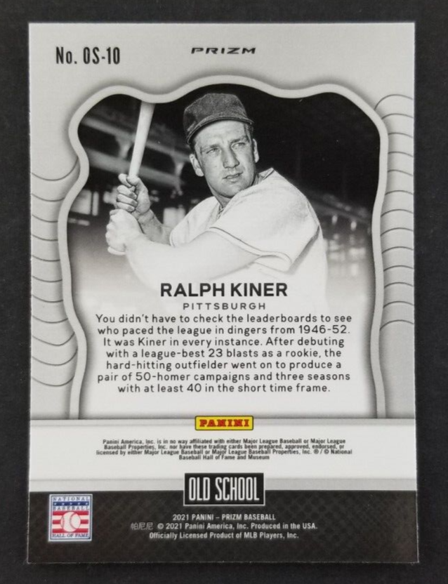 Ralph Kiner 2021 Panini Prizm Old School Baseball Card #10 (NM) | eBay