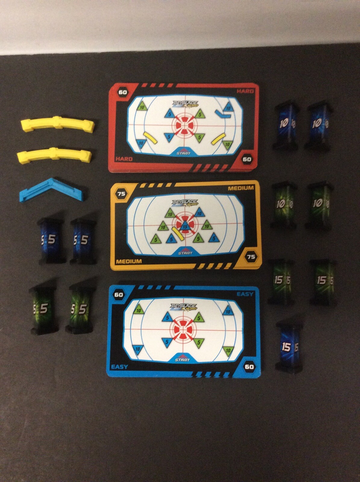 Beyblade Burst Bey Master Map Competition Arena Game Replacement Cards ...