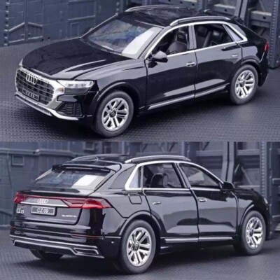 1:24 AUDI Q8 SUV Alloy Car Model Diecast & Toy Metal Vehicles Childrens ...
