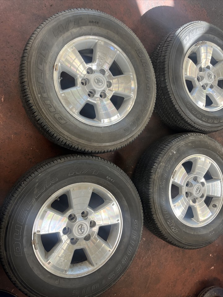TOYOTA SUV TRUCK WHEELS & TIRES / RIM AND TIRE 17S 6 LUGS SET (4)-LT265 ...
