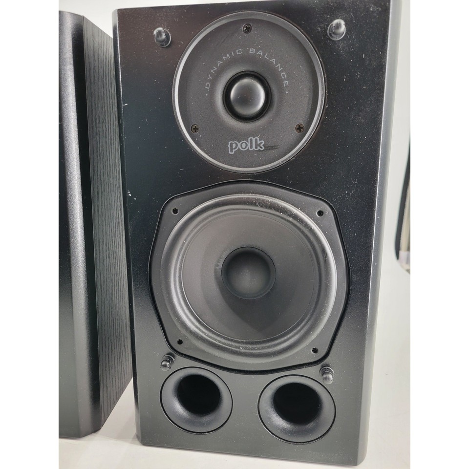 Polk Audio RT3 Bookshelf Speakers High End with Wall Mounts | eBay