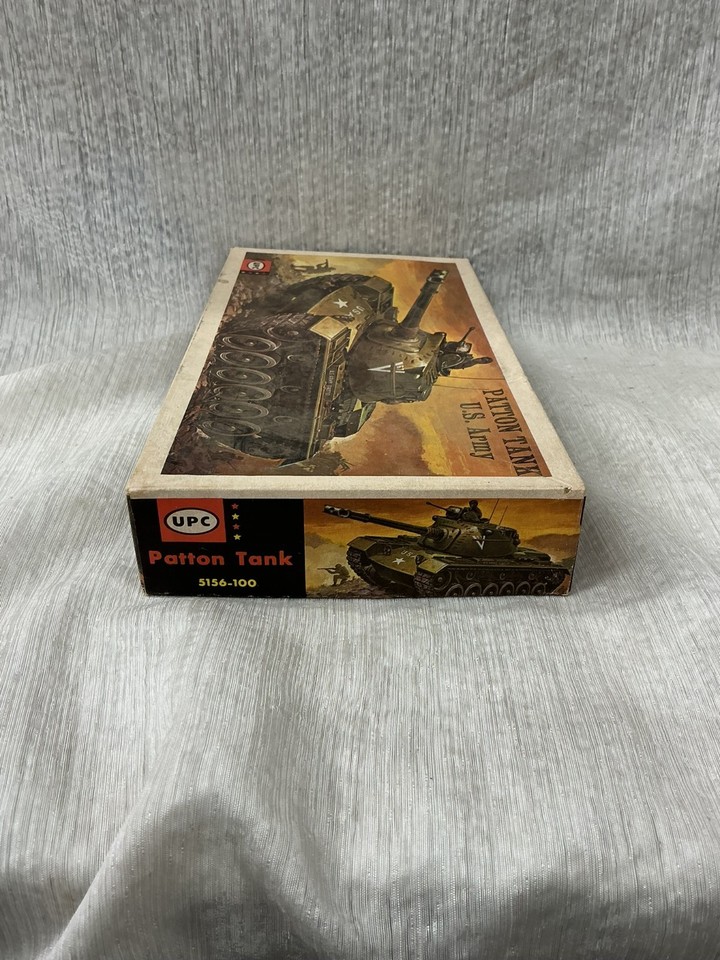 Vintage UPC Patton Tank U.S. Army Model Kit 5156-100 New! Open Box! | eBay