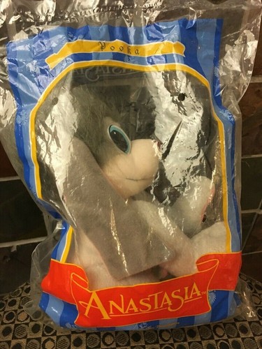 1997 Anastasia Disney Pooka Plush Burger King Large 8" Dog New In ...