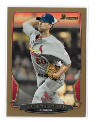 Baseball Card - 2013 Adam Wainwright 125 Gold - St Louis Cardinals ...