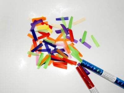 3 PARTY CONFETTI FLICKING WAND STICKS FLUTTER FETTI NEW YEAR PARTY ...