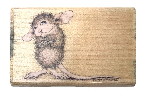 House Mouse Rubber Stamp Mudpie Wonders Stampabilities Wooden HMER1003 ...