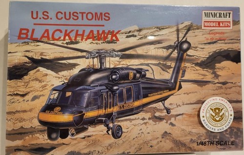 Minicraft Model Kits U.S. Customs Blackhawk 1/48 Scale Plastic Model ...