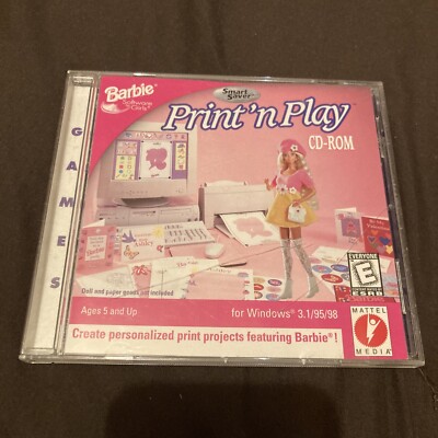 Barbie Print 'n Play (Microsoft Windows) 772040778323| eBay