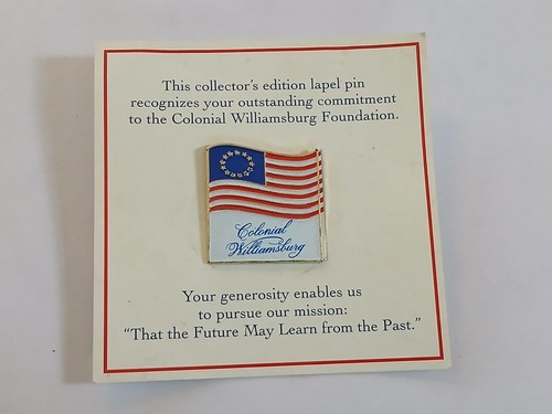 Colonial Williamsburg Souvenir Lapel Pin Virginia Vintage | eBay