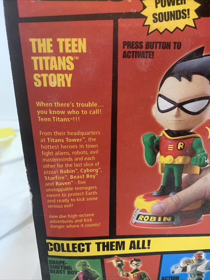 Teen Titans SUPER DEFORMED ROBIN 5” Action Figure Bandai DC NIB DMG PKG | eBay