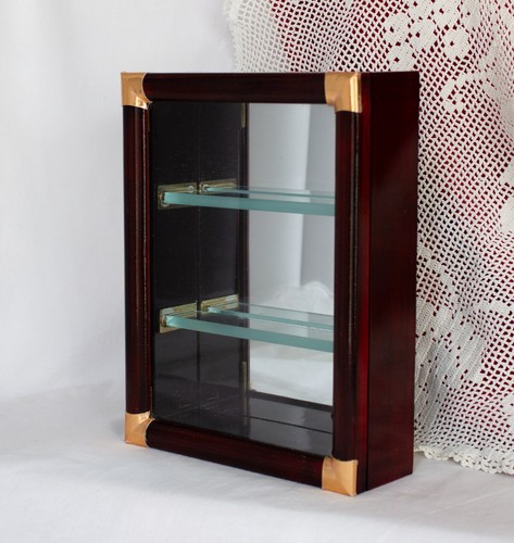 Wood Mirrored Display Case | eBay