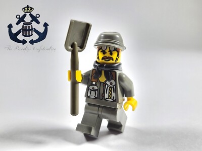 LEGO 1999 Minifigure Rock Raiders Docs + Gray Shovel rck003 For 4930 ...
