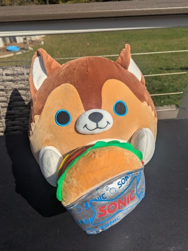 Snackles Series 2 Puppy And Sonic Burger 14” Plush by Zuru Ultra Soft ...