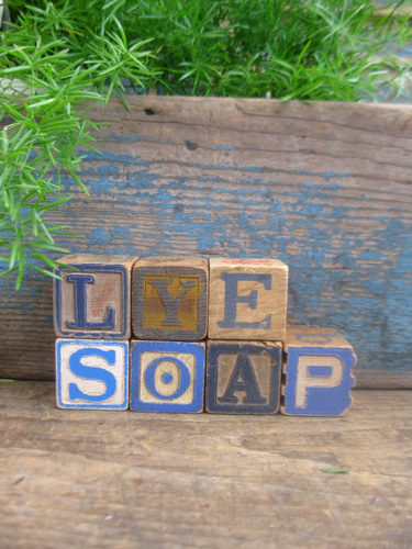 Antique Wood Alphabet ABC Blocks Original Blue Paint Spell LYE SOAP | eBay