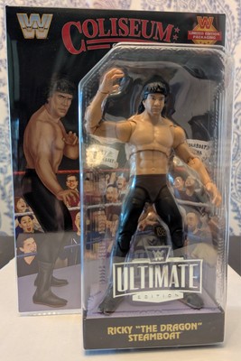 WWE Mattel Ultimate Edition Coliseum Collection Ricky Steamboat Black ...