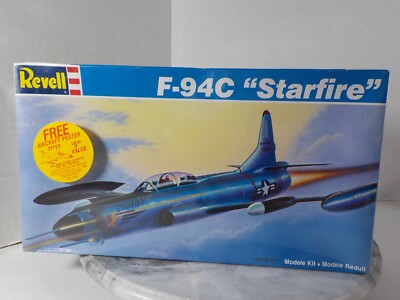 Vintage 1987 Sealed Revell F-94C Starfire US Air Force Jet Model Kit ...