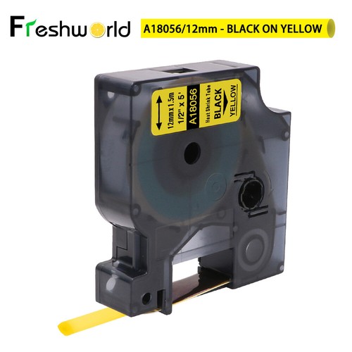 Heat Shrink Tube Wire Cable Label Cartridge For Dymo Rhino 4200 5200 ...