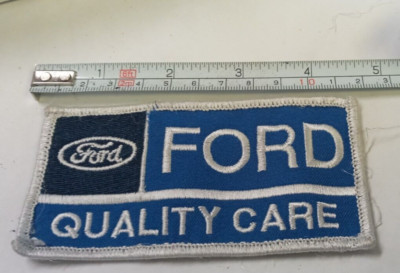 "Ford Quality Care" Sew On Badge | eBay