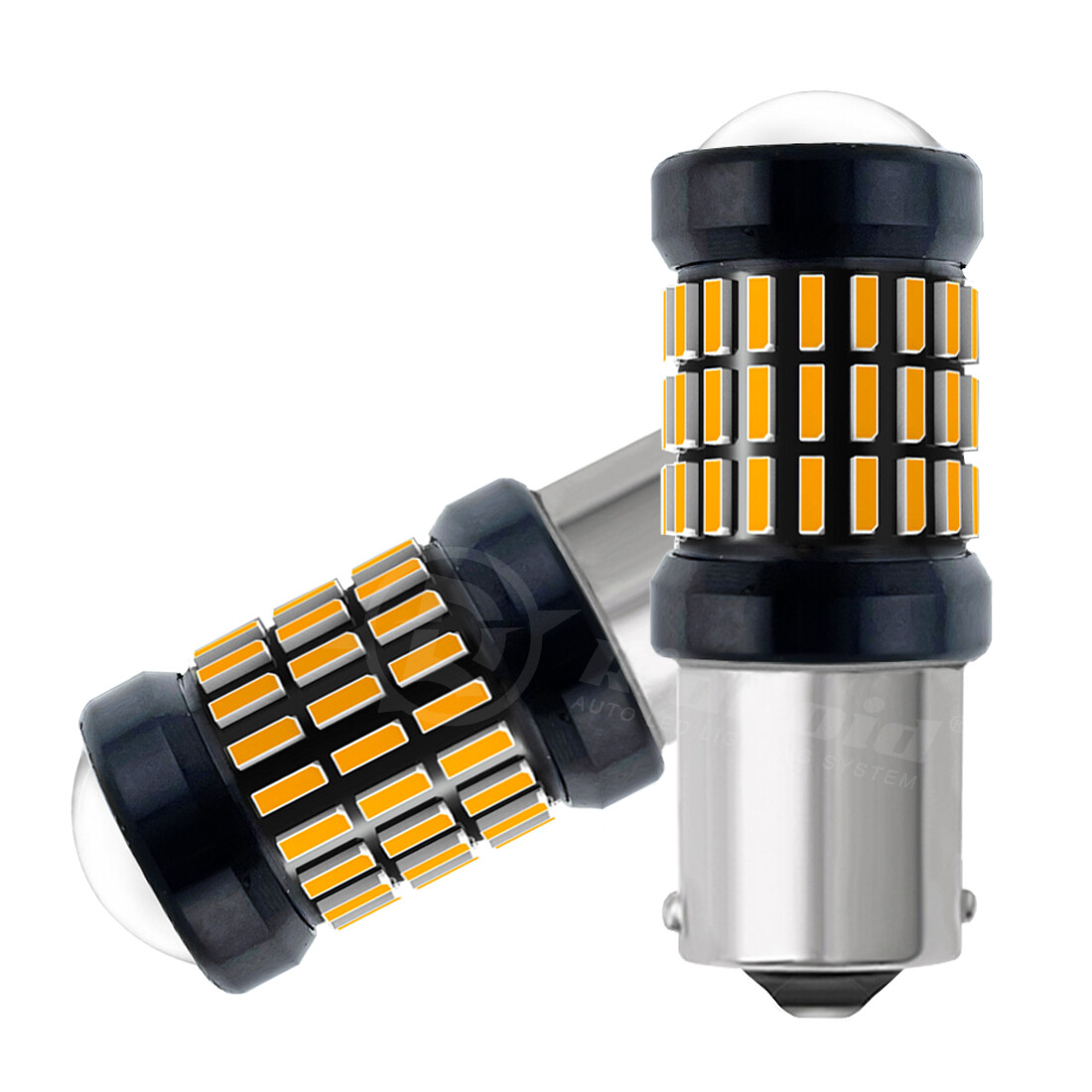 1156 7506 LED Reverse Canbus Backup Light Bulb Super Yellow Error Free ...