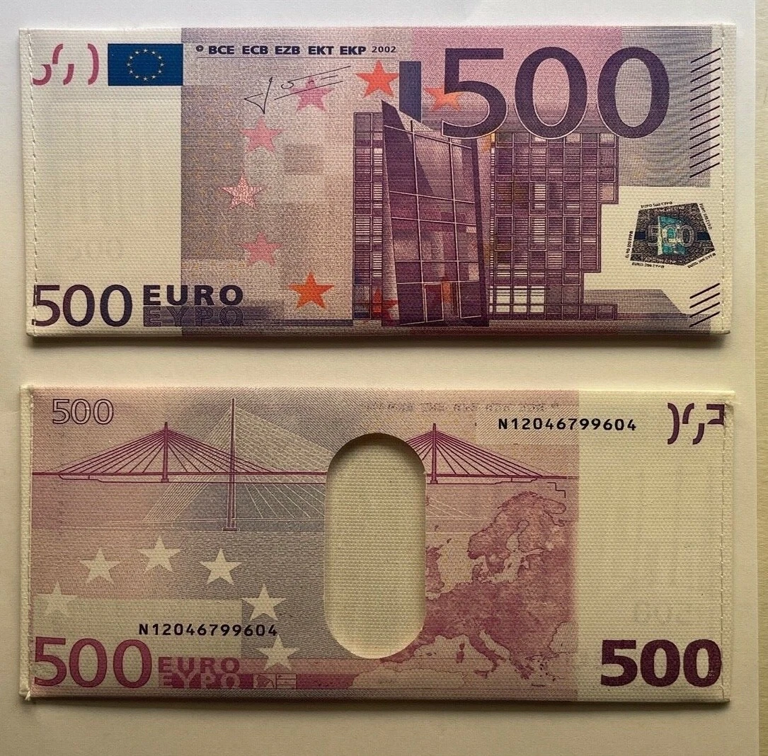 500 Euro Note Size