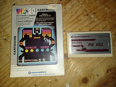 RARE Vintage CANADIAN Commodore Vic 20 PINBALL VIC-1920 game NMIB | eBay