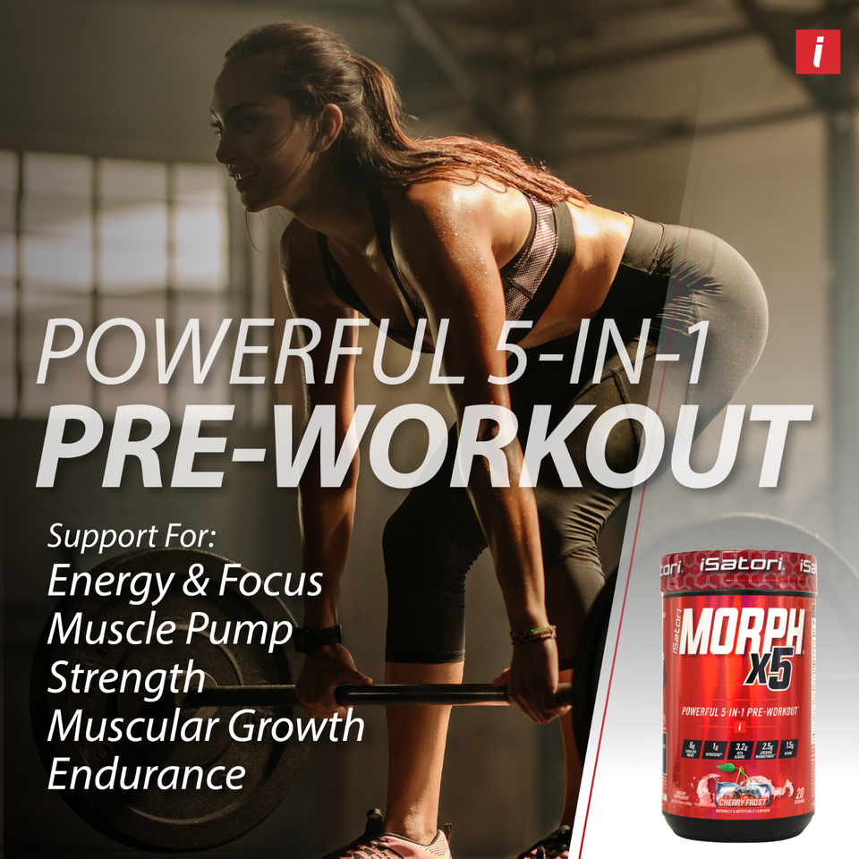 MORPH X5 Intense Pre Workout- Fully Loaded for Performance- Cherry ...