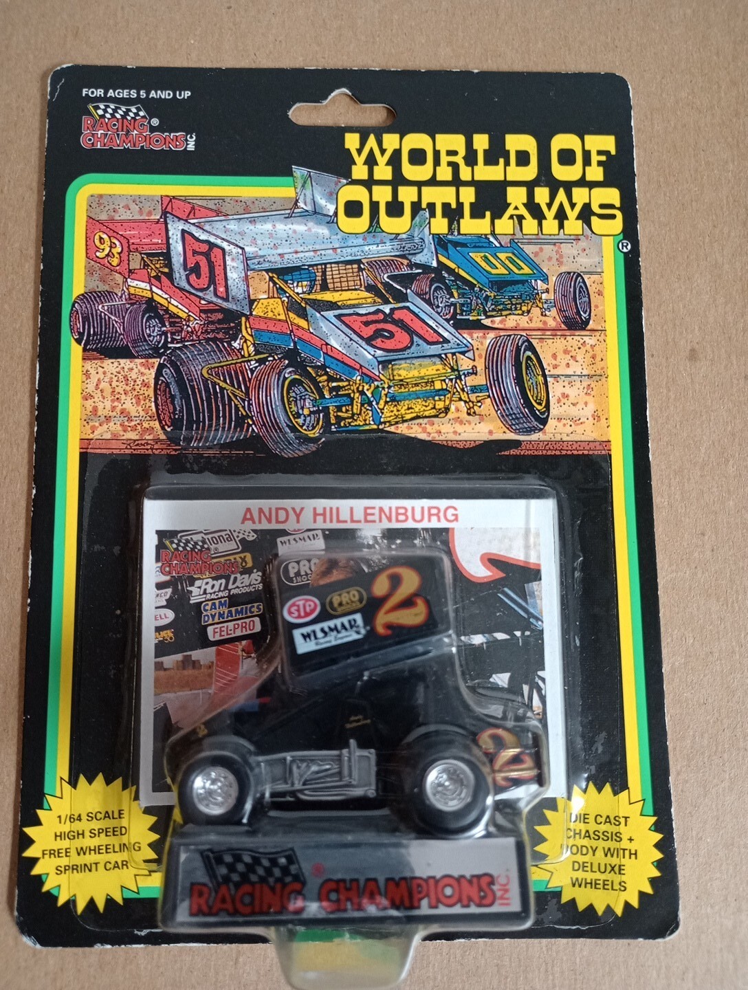 1993Racing Champions #2 Andy Hillenburg World Of Outlaws Series 2 STP ...