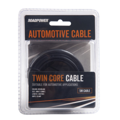 Roadpower Twin Core Cable 3mm - VTTC3-05RB | eBay Australia