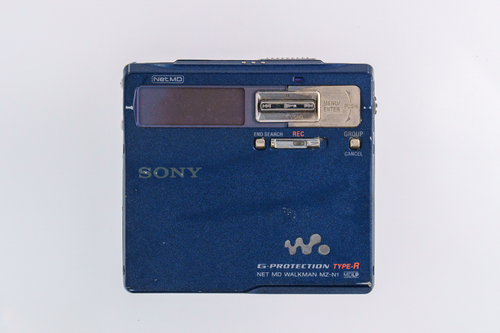 Sony MZ-N1 Blue NetMD Recorder [309] [DEMO / PLAYS] | eBay