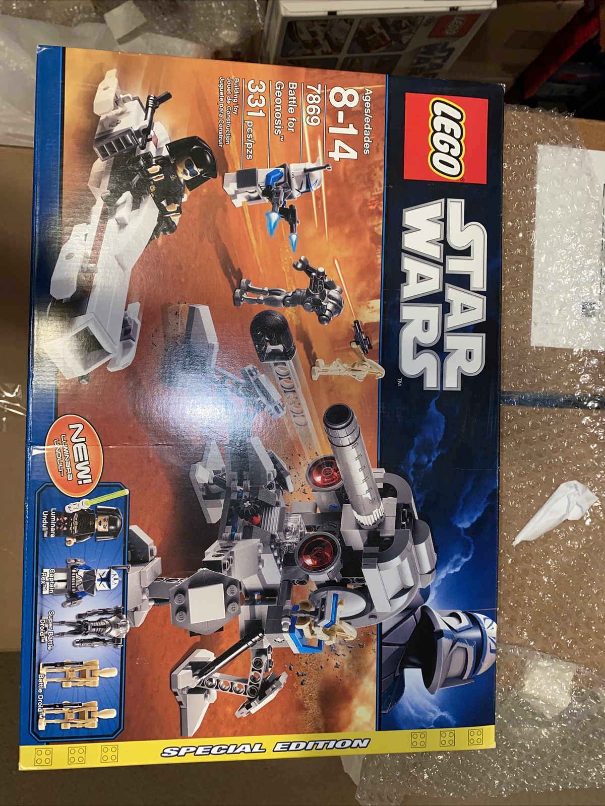 LEGO 7869 STAR WARS CLONE WARS BATTLE FOR GEONOSIS NEW SEALED ...