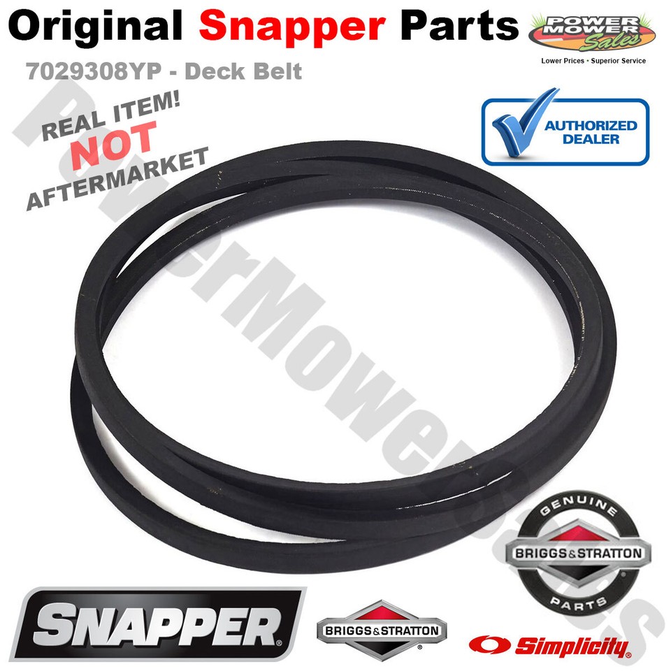 Snapper Deck Belt for Lawn Mowers / 29308, 7029308, 7029308YP | eBay