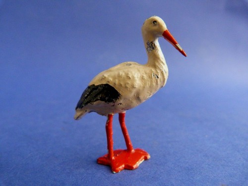 Héron bec droit BF France déposé - Animal plomb creux - Lead animal | eBay