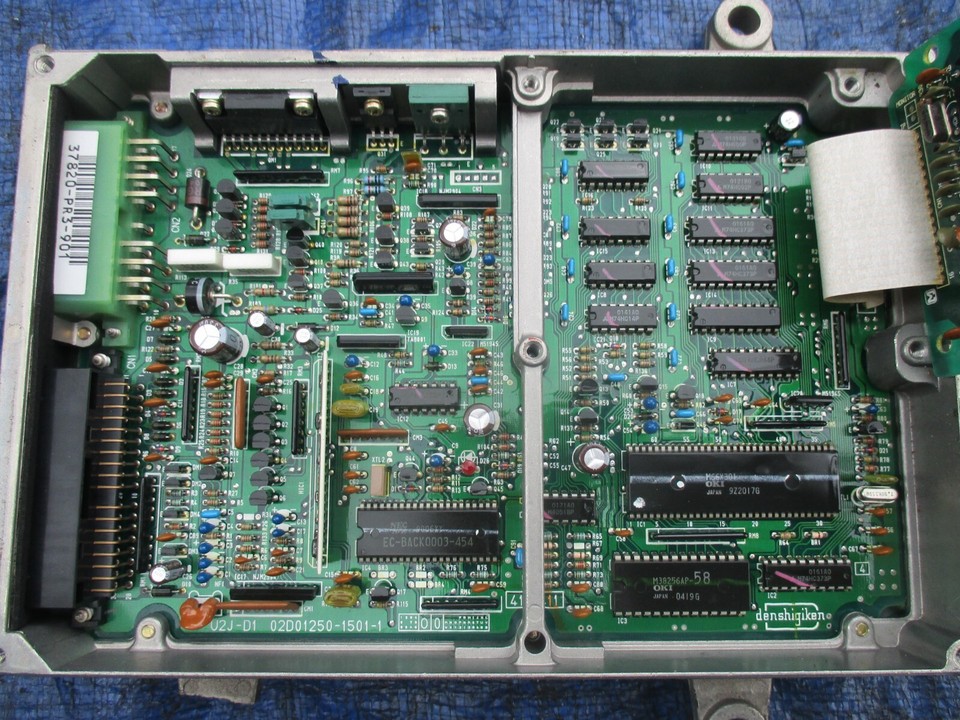 88-91 JDM Honda Civic auto B16 vtec engine computer ecu OBD0 37820-PR3 ...