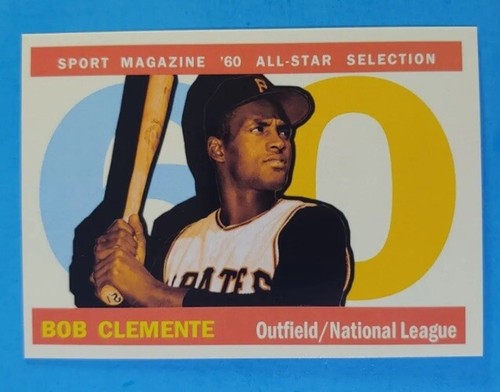 1960 TOPPS BASEBALL HIGH #579 BOB CLEMENTE NM-MINT Sport Magazine ...