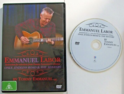 ABC MUSIC...TOMMY EMMANUEL...EMMANUEL LABOR....ALL REGION NTSC DVD ...
