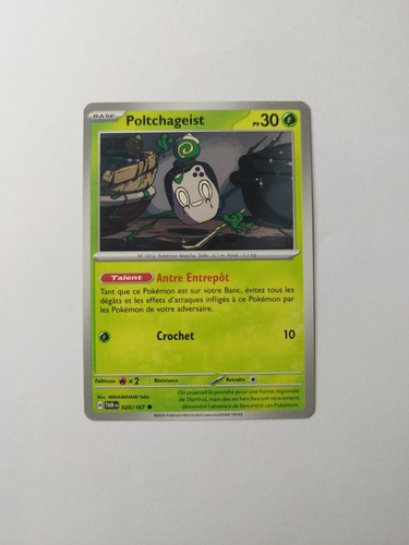 Carte Pokémon - Poltchageist - 020/167 - EV06 - Mascarade Crépusculaire ...