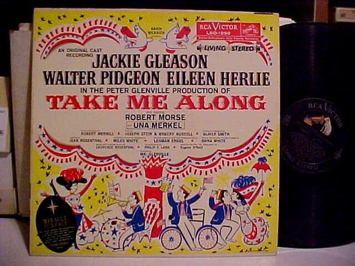 ORIGINAL MUSICAL CAST LP "TAKE ME ALONG" JACKIE GLEASON RCA RECORDS LSO ...
