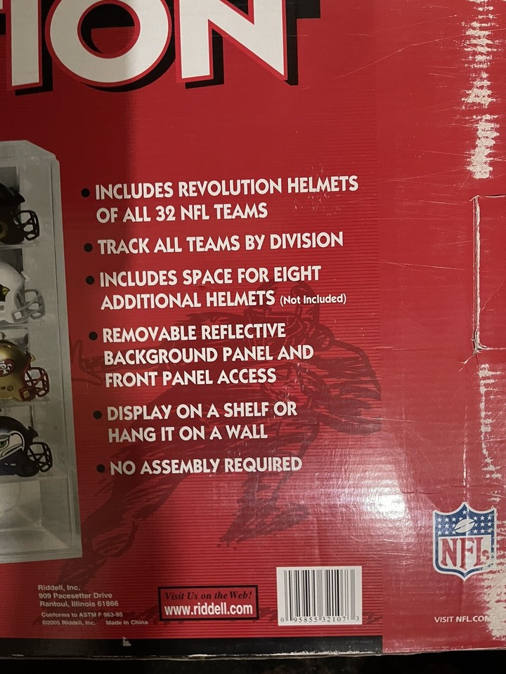 Riddell Revolution NFL Helmet Collection IOB | eBay