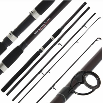 NGT Travel Fishing Rod X-TREME 9FT 4 Piece for Carp Sea Pier Spinning ...