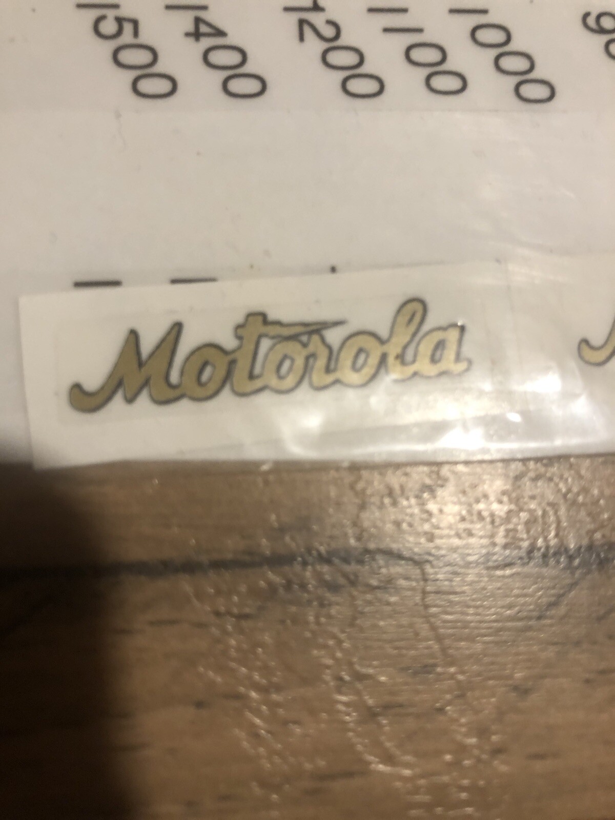 Motorola Bicycle Radio Dial B150 1950 red set of 3 decals | eBay