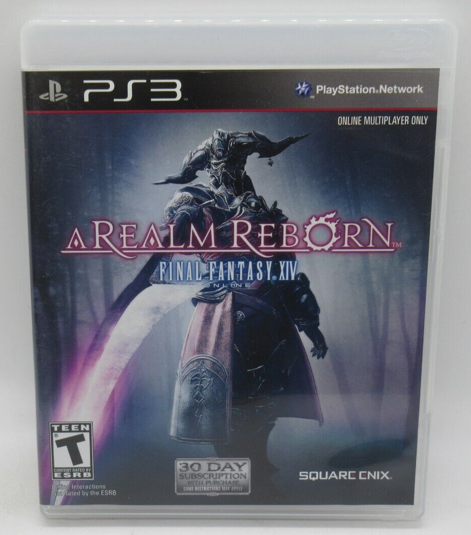 A REALM REBORN - FINAL FANTASY XIV GAME FOR PS3 PLAYSTATION 3, DISC ...