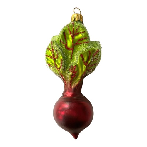 Red Beet Polish Glass Christmas Tree Ornament | eBay