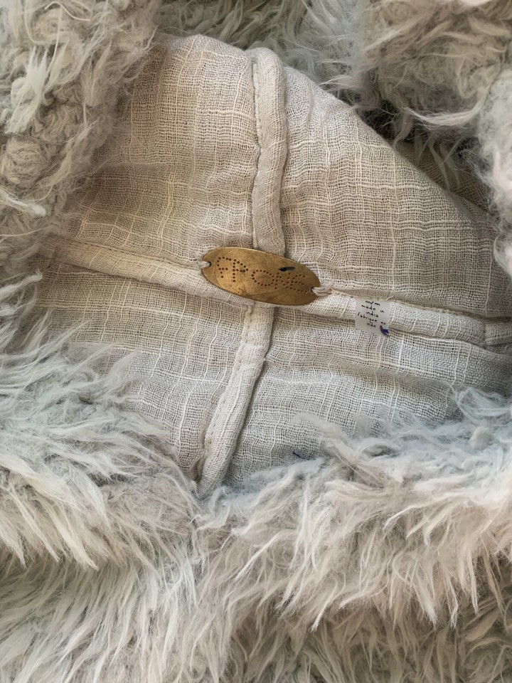 FREE PEOPLE FP ONE ZURI Parka Fuzzy Faux Fur Jacket Hoodie Coat Mint M ...