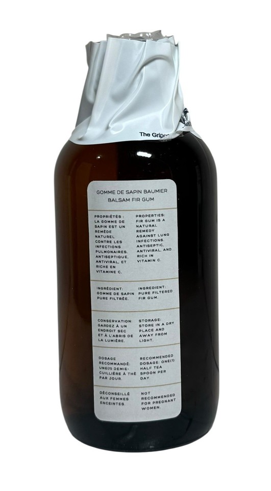 NordCueille - Balsam Fir Gum - Canada Balsam - Natural Cough Syrup ...